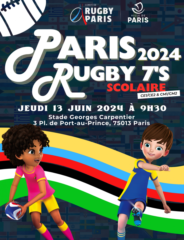Paris 2024 Rugby 7's Scolaire - Comité départemental de rugby de Paris